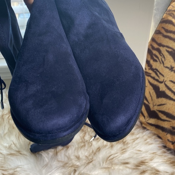 Marc Fisher | Shoes | Marc Fisher Knee High Dark Blue Boots 7m | Poshmark